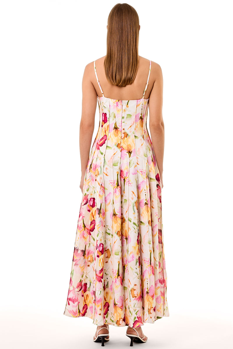 MICAH DRESS - LUNA IVORY WILDFLOWER – NICHOLAS