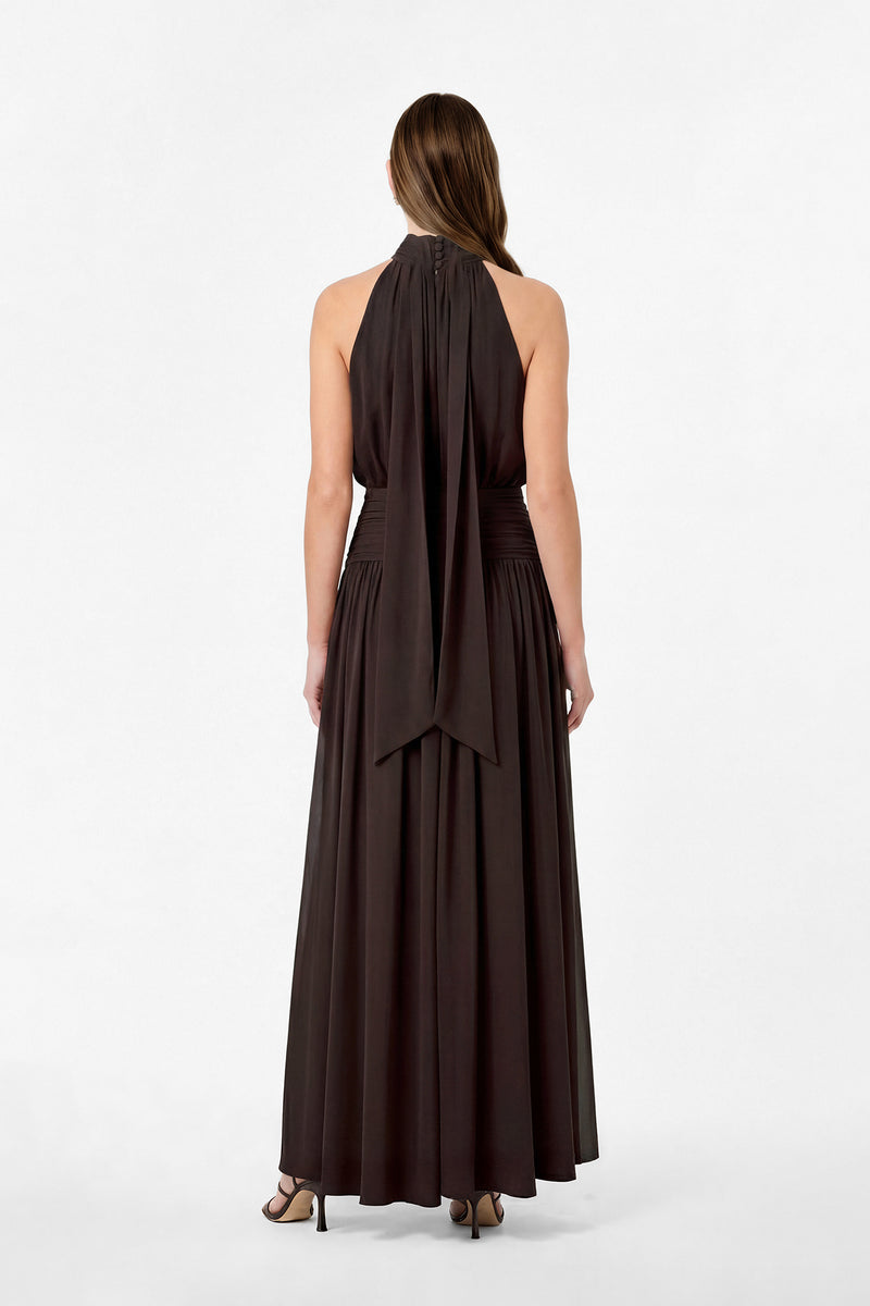 TESSA DRESS - ESPRESSO – NICHOLAS