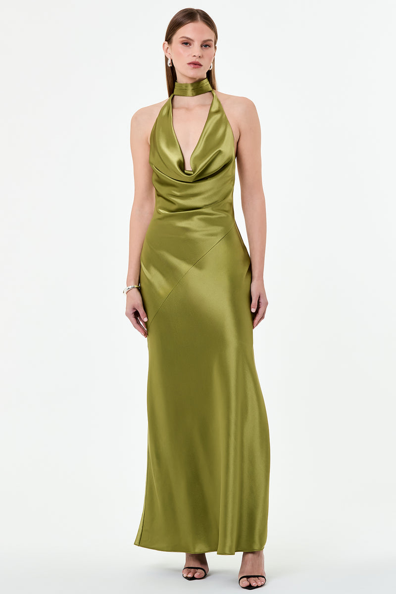 LYRIA DRESS - LEAF – NICHOLAS