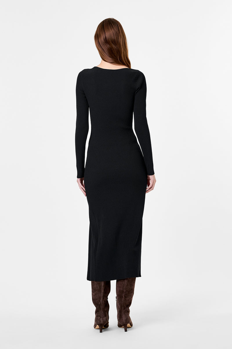 GINERVA DRESS - BLACK – NICHOLAS